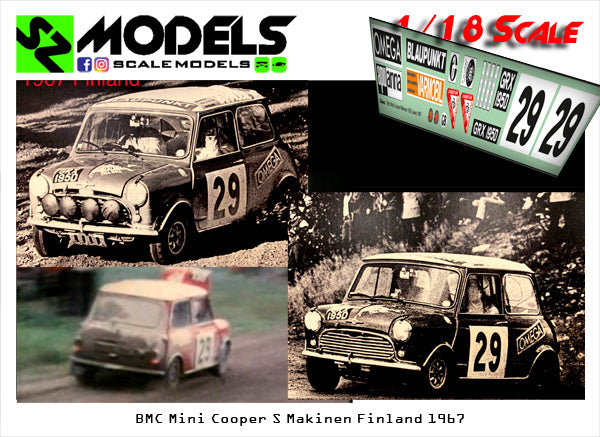 BMC Mini Cooper S Makinen Finland 1967 – SZModels